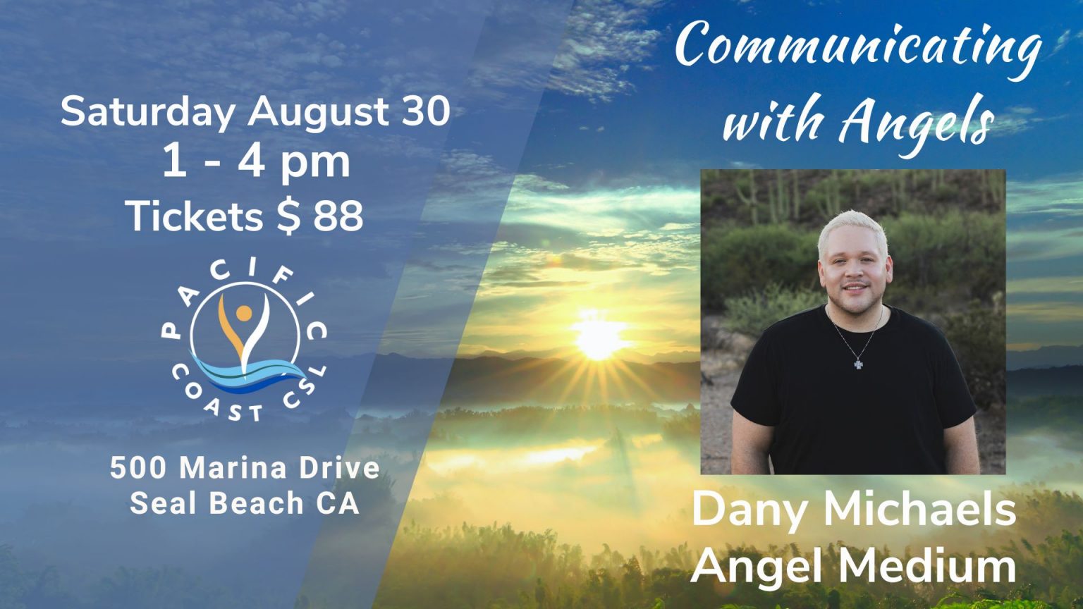 A Weekend With Angel Medium, Dany Michaels - Pacific Coast Center For ...