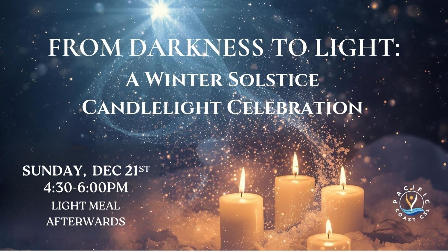 Candlelight Service - Pacific Coast Center For Spiritual Living